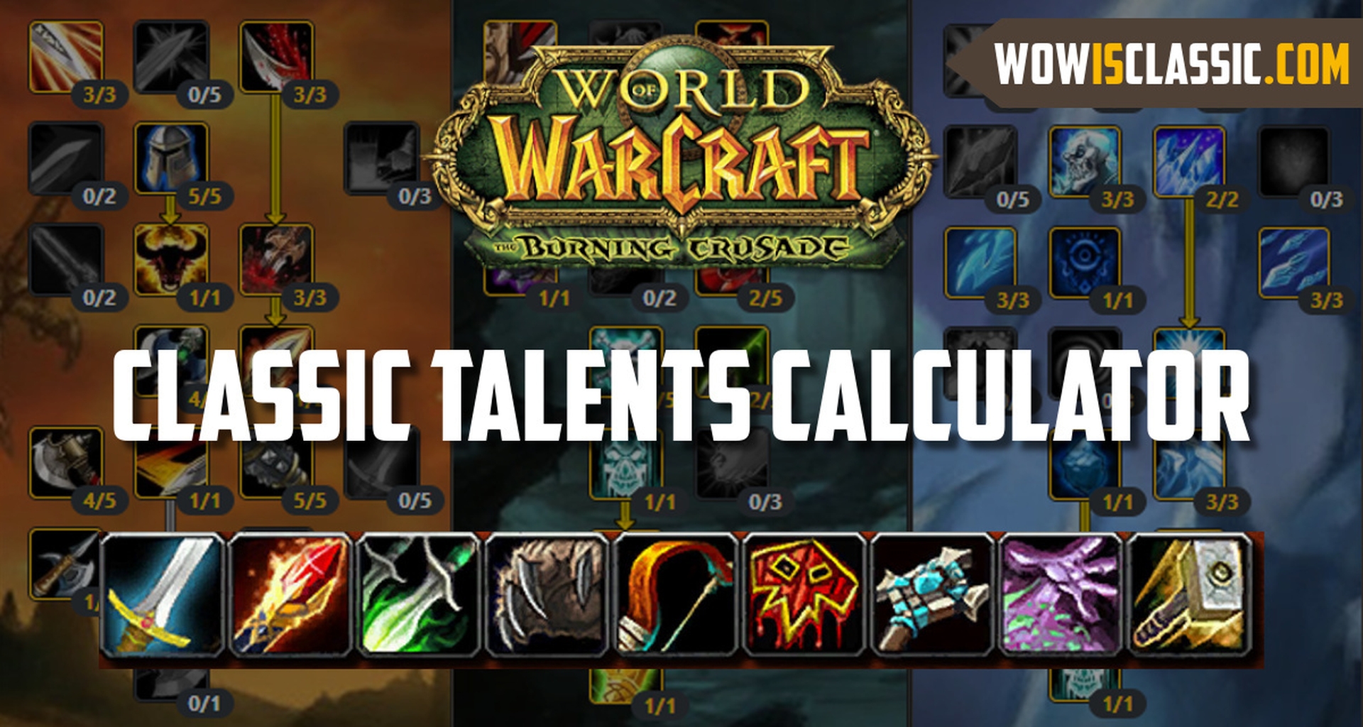 TBC Classic talent calculator is available!